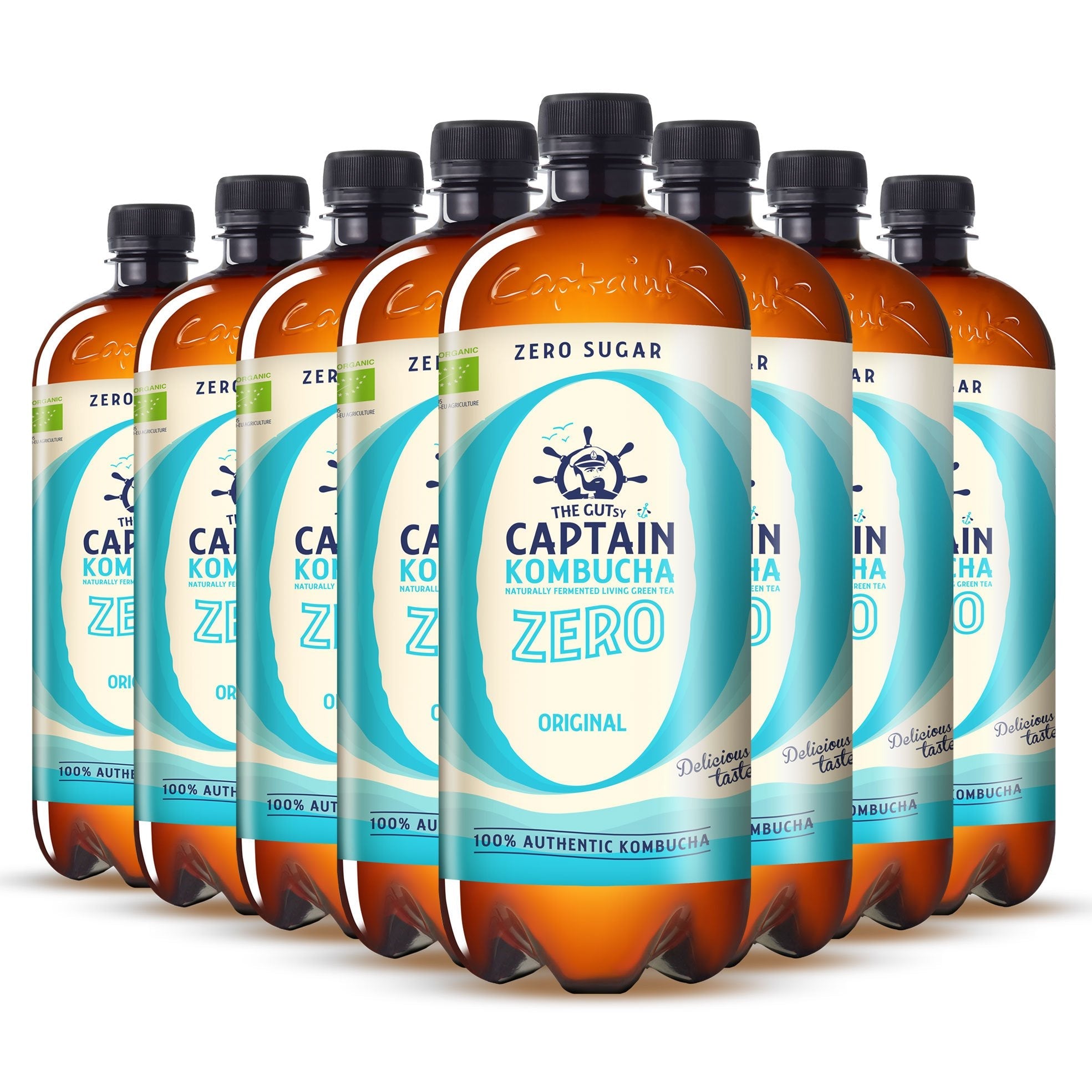 GUTsy Captain Kombucha Zero - Original 8 x 1L – GUTsy Captain EU Shop